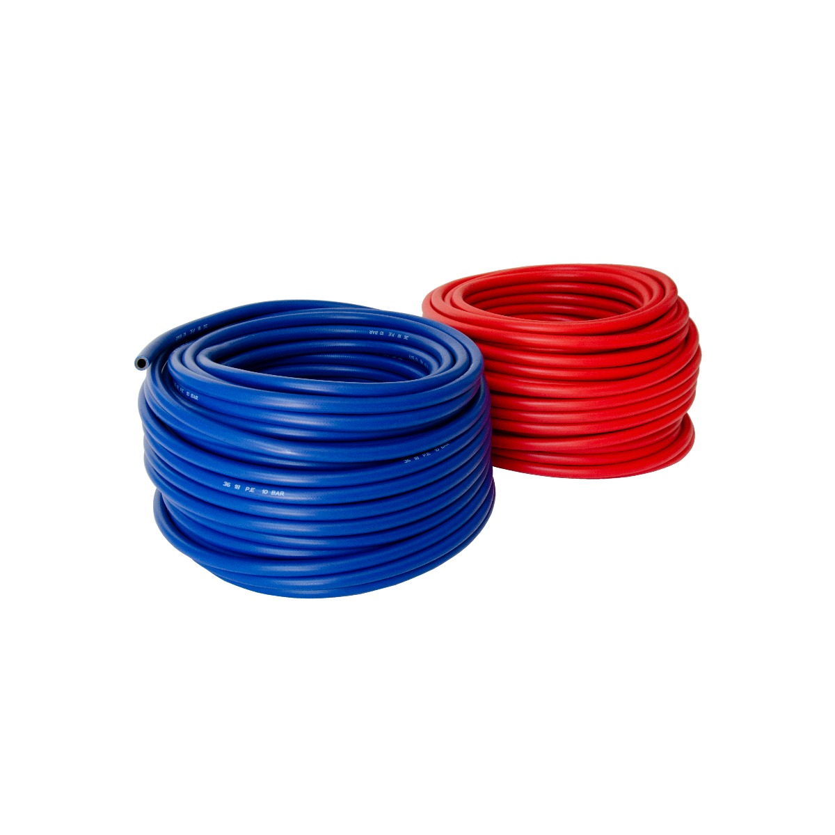 RED AND BLUE INDUSTRIAL PIPES - DPS divisione prodotti speciali